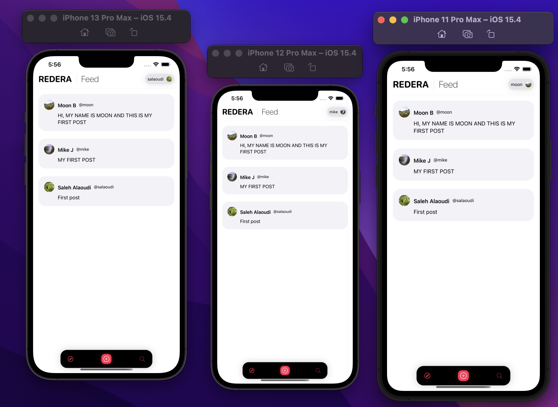 GitHub - salaoudi/redera: redera is a social network app built with ...