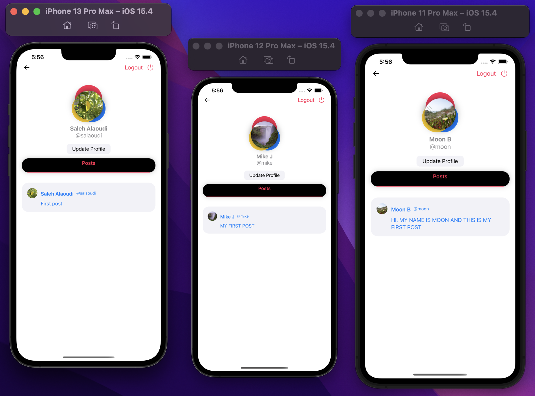 GitHub - salaoudi/redera: redera is a social network app built with ...