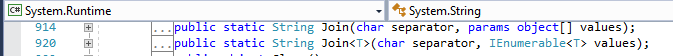 "string.Join" method - inconsistent argument types · Issue #24675 · dotnet/runtime · GitHub
