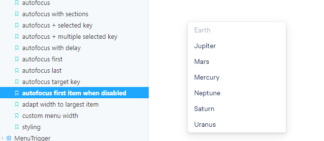 🐛 A disabled menu item is hoverable & focusable · Issue #548 · workleap/sg-orbit · GitHub