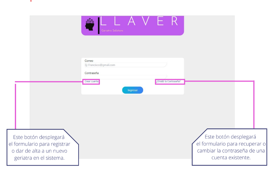 GitHub - luisalcab/LLAVER: React Web App - Administration for a geriatric mental health center