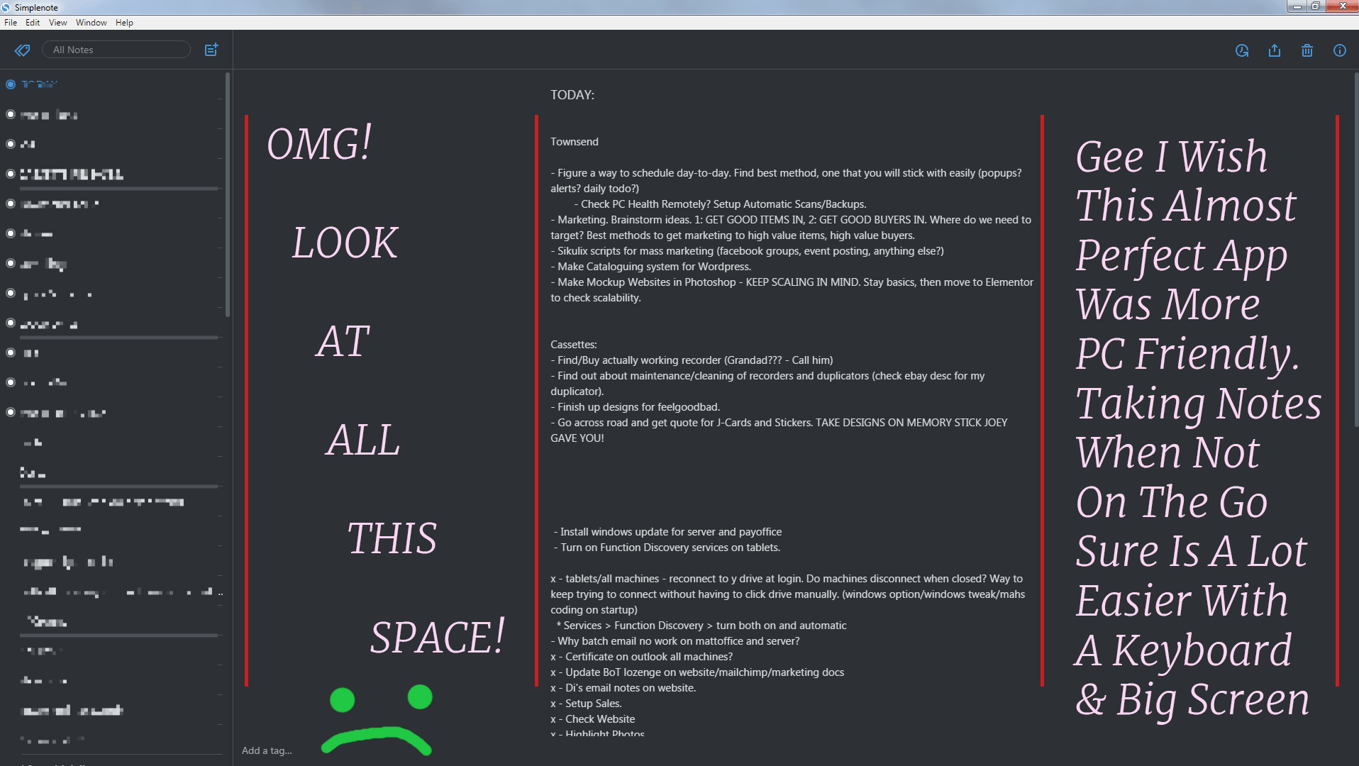 White space beside left margin when window is maximised · Issue #349 · Automattic/simplenote ...