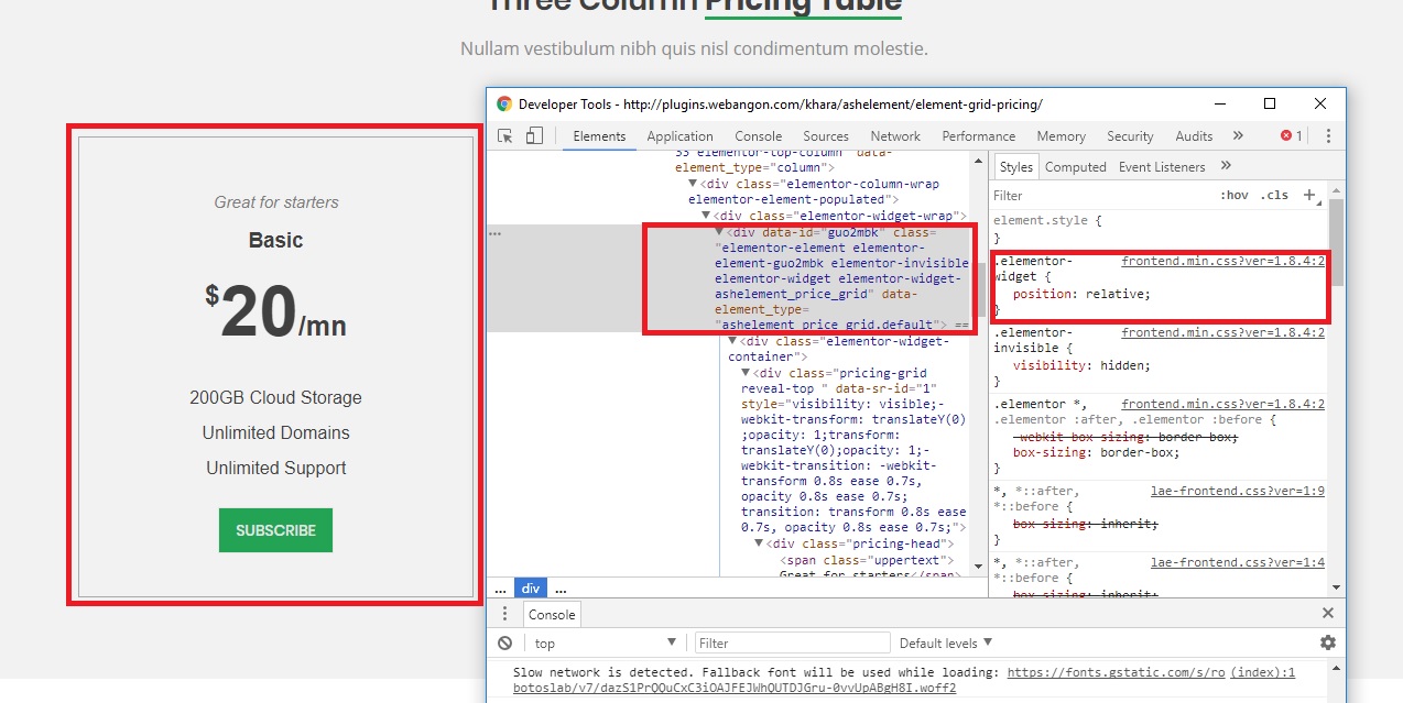 Why elementor add class ".elementor-invisible" without any prior ...