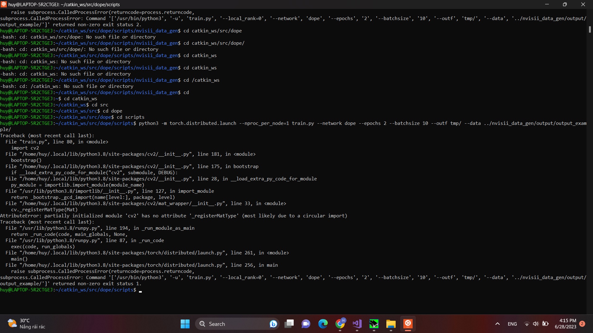 How To Start Training Data In Local Laptop · Issue 308 · Nvlabs Deep Object Pose · Github