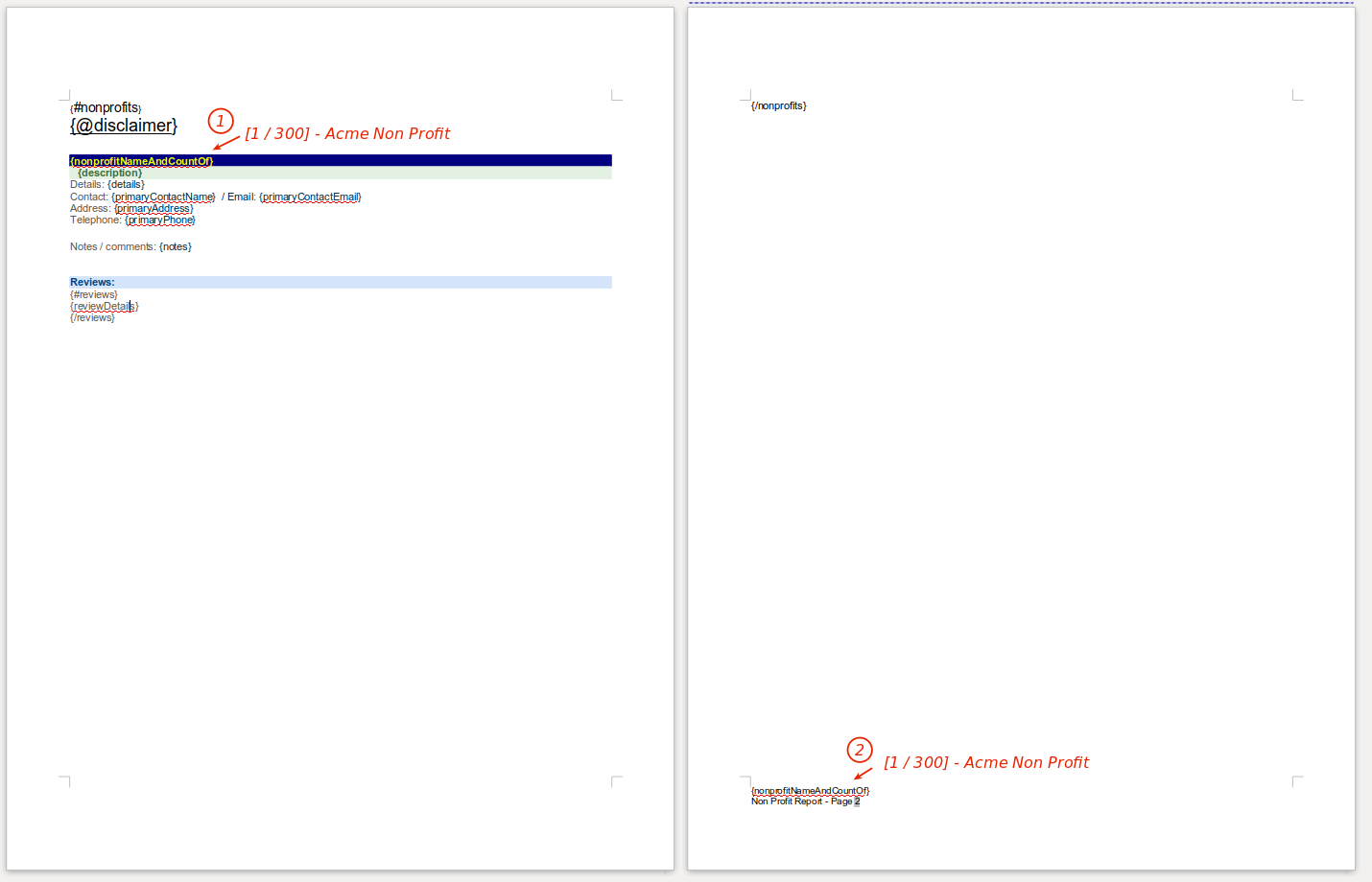 Looping and having page footer show value from proper index per page · Issue #378 · open-xml ...