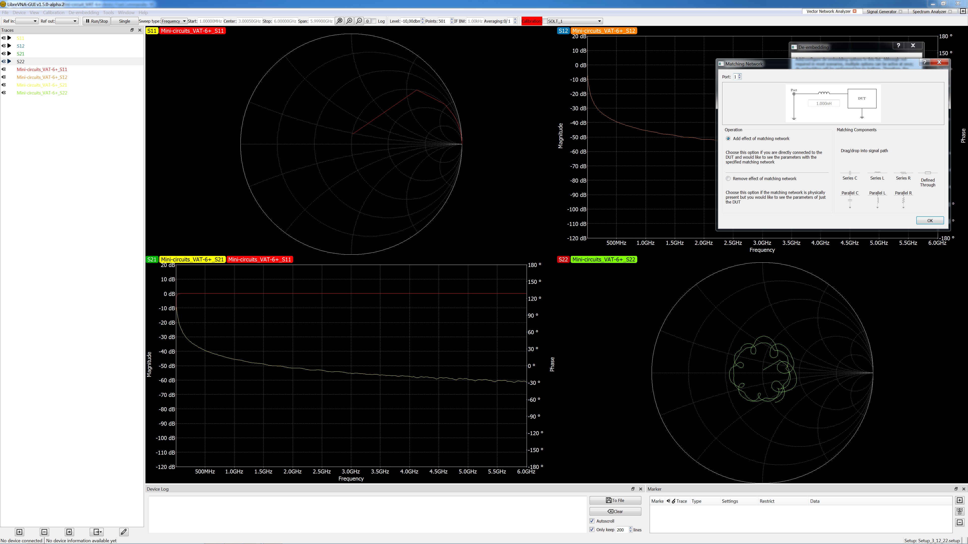 Add to the Matching Network menu the parallel defined in the touchstone file (s2p). · Issue #167 ...