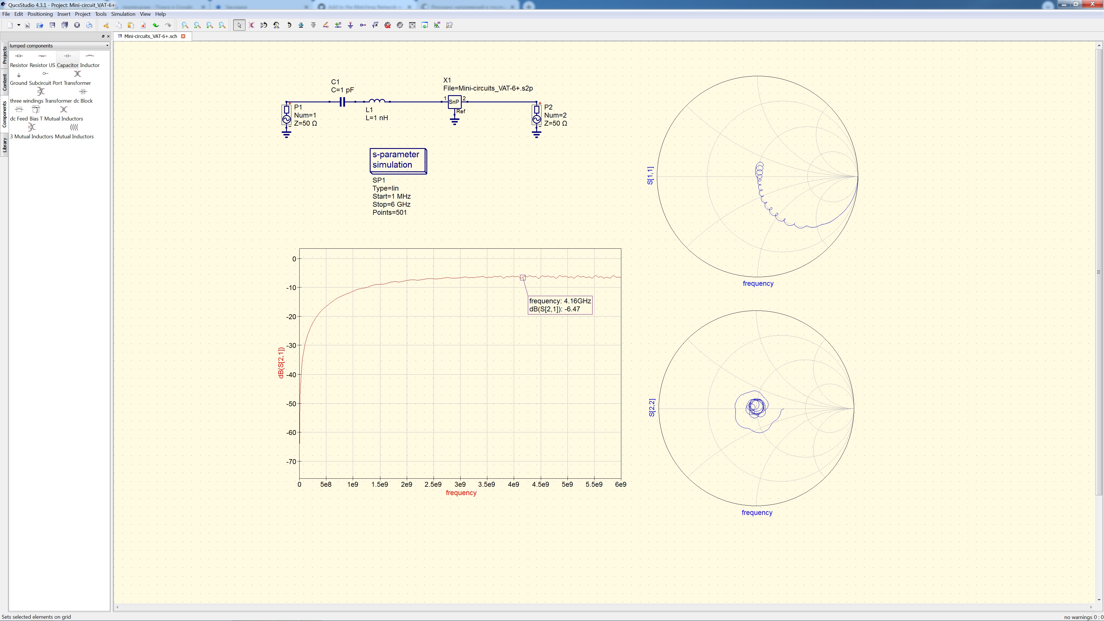 Add to the Matching Network menu the parallel defined in the touchstone file (s2p). · Issue #167 ...