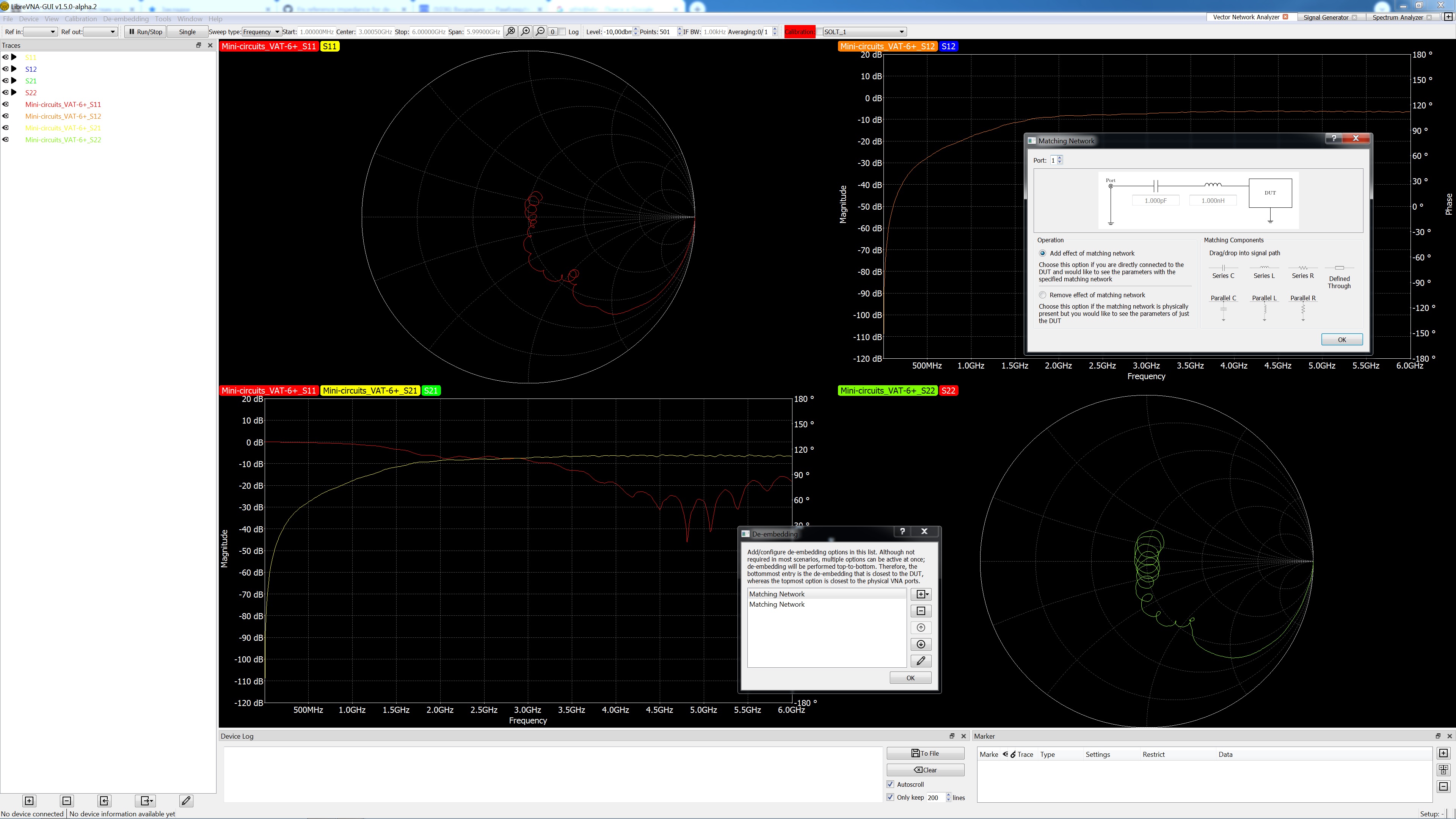 Add to the Matching Network menu the parallel defined in the touchstone file (s2p). · Issue #167 ...