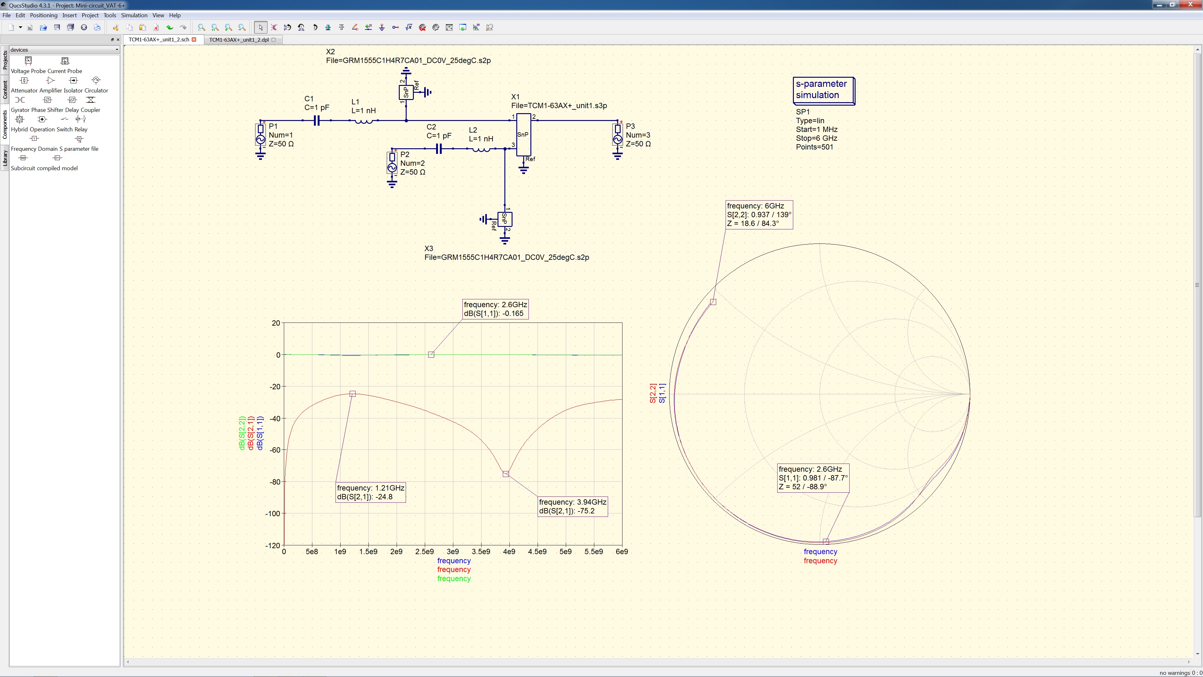 Add to the Matching Network menu the parallel defined in the touchstone file (s2p). · Issue #167 ...