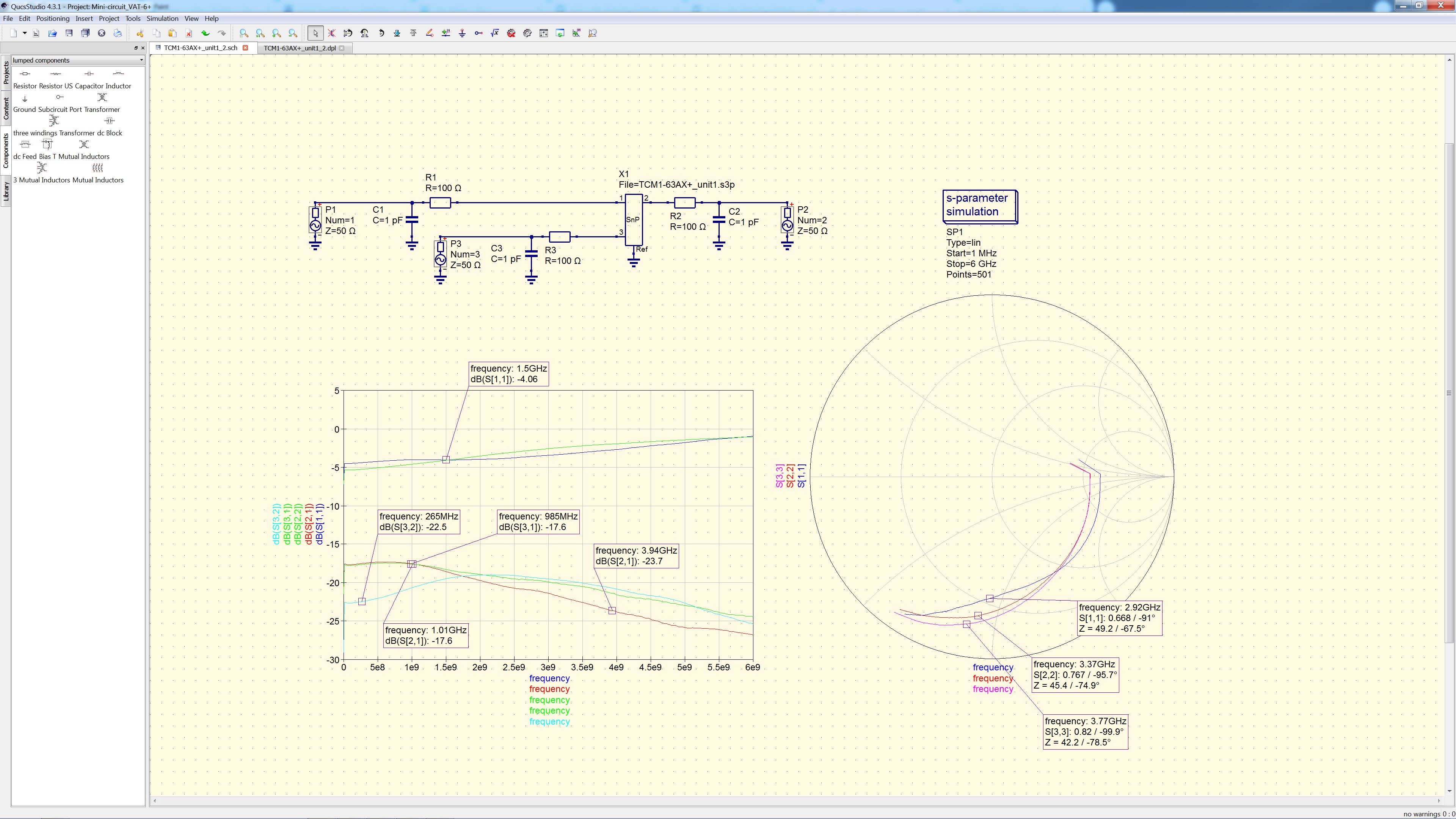 Add to the Matching Network menu the parallel defined in the touchstone file (s2p). · Issue #167 ...