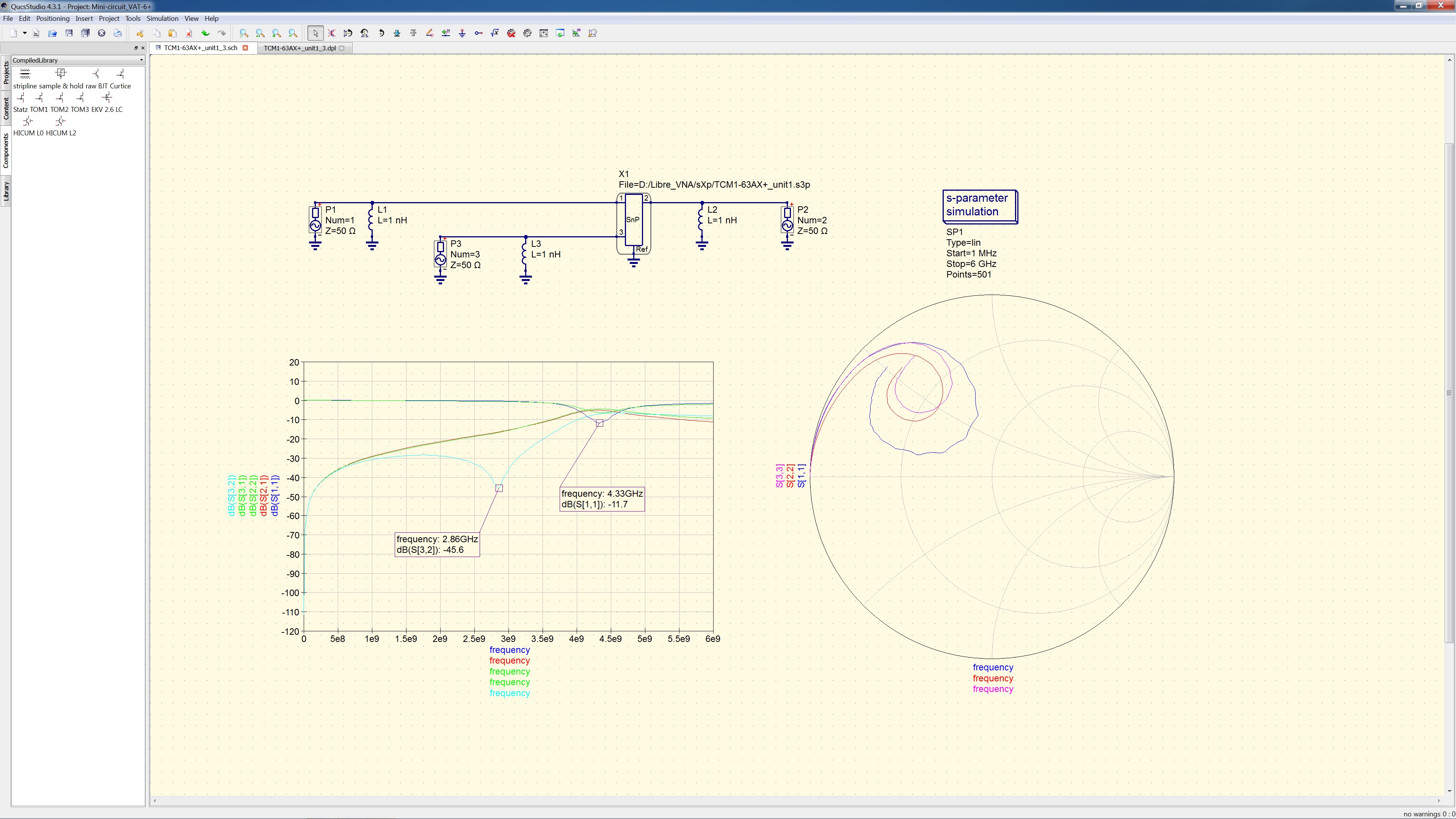 Add to the Matching Network menu the parallel defined in the touchstone file (s2p). · Issue #167 ...