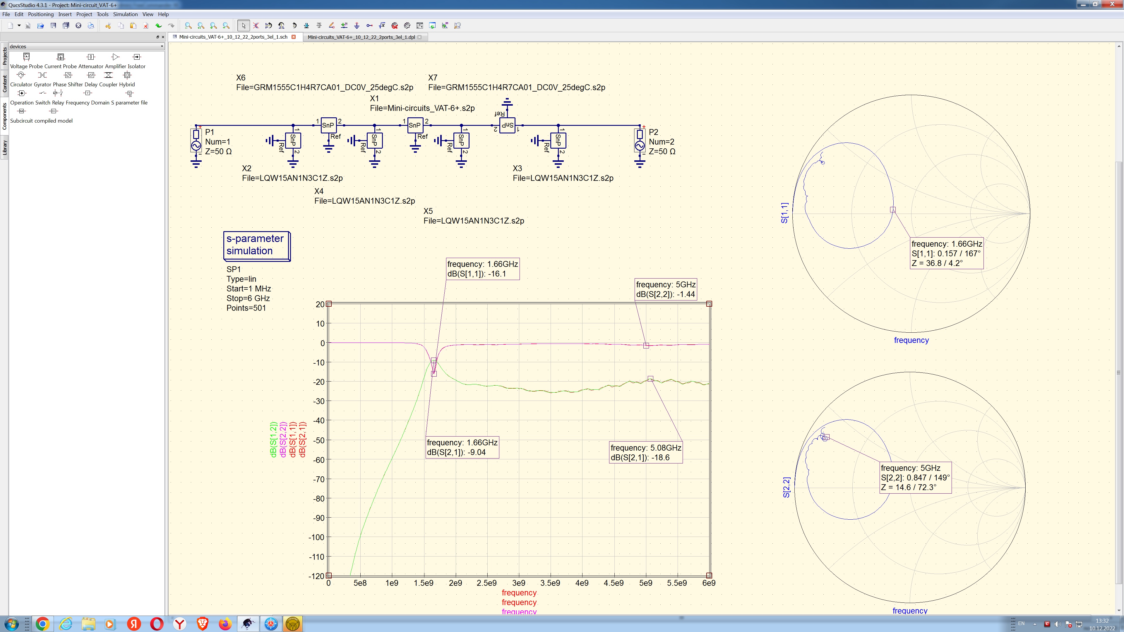 Add to the Matching Network menu the parallel defined in the touchstone file (s2p). · Issue #167 ...