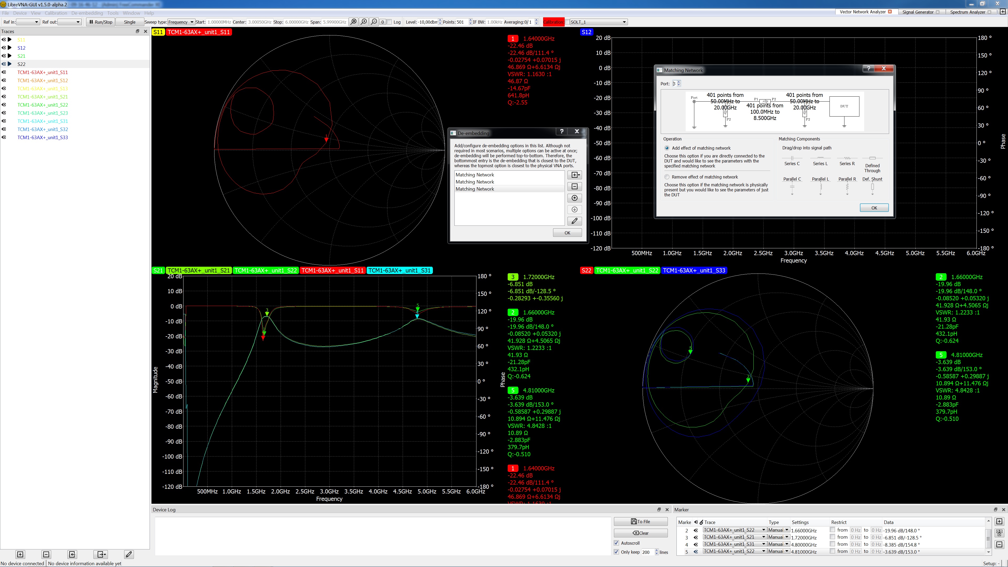 Add to the Matching Network menu the parallel defined in the touchstone file (s2p). · Issue #167 ...