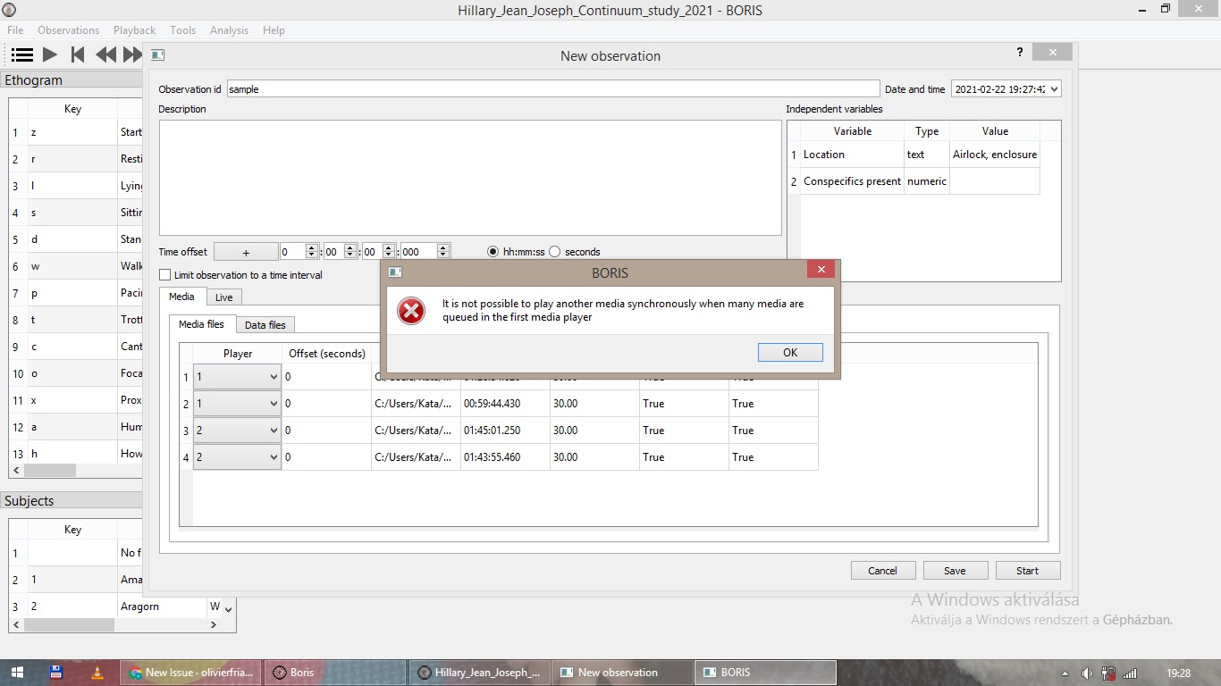 Issue with queueing and multiple videos on display at the same time · Issue #366 · olivierfriard ...