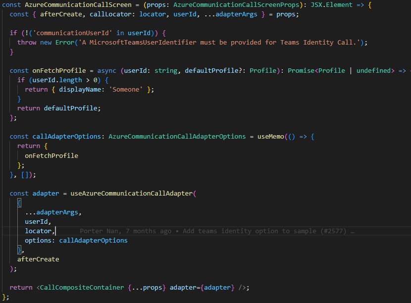 @dmceachernmsft & @PorterNan We are using callback function to render or resolve display name ...