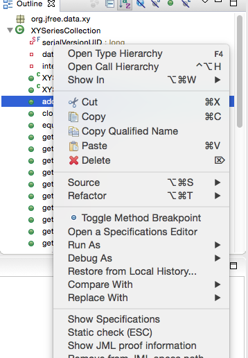 Perform static check on a single method · Issue #564 · OpenJML/OpenJML · GitHub