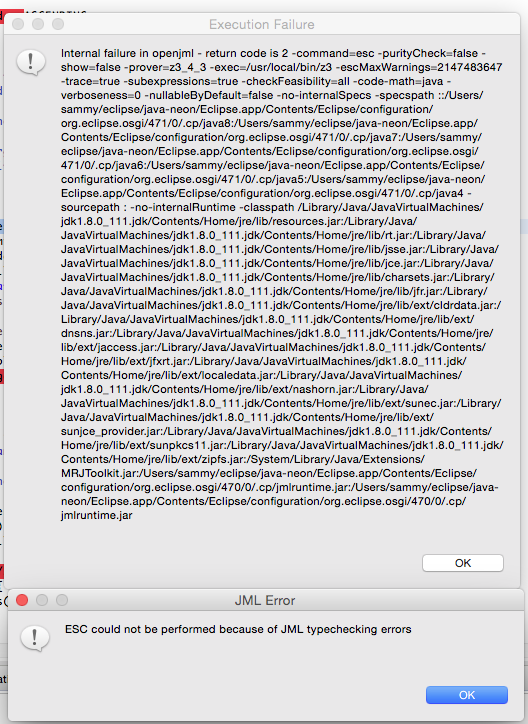 Perform static check on a single method · Issue #564 · OpenJML/OpenJML · GitHub