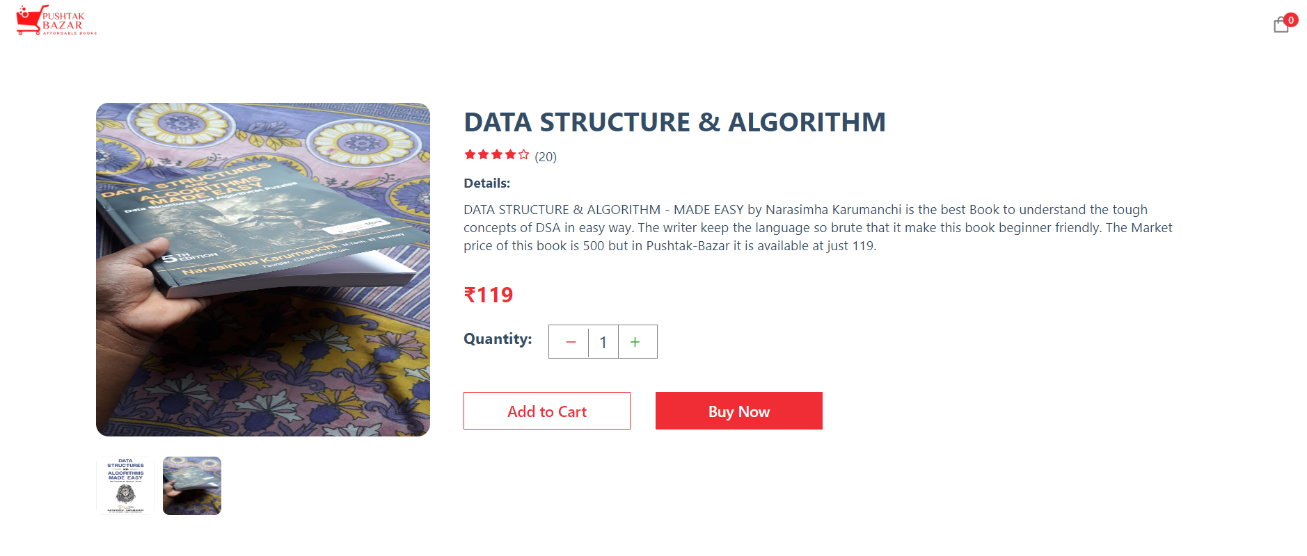 GitHub - iamakhileshmishra/Pushtak-Bazar