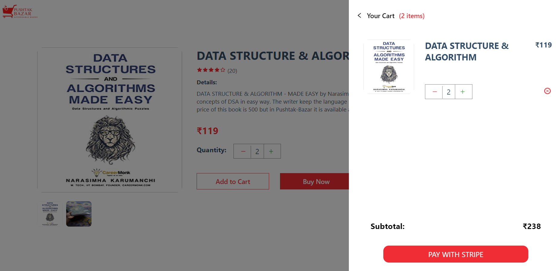 GitHub - iamakhileshmishra/Pushtak-Bazar