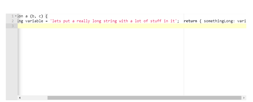 react-ace width=100% or auto won't show the full text if the size of the component is smaller ...