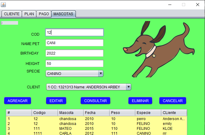 GitHub - AndersonPM-HUB/Veterinaria: Sencilla aplicacion para la gestion de informacion dentro ...