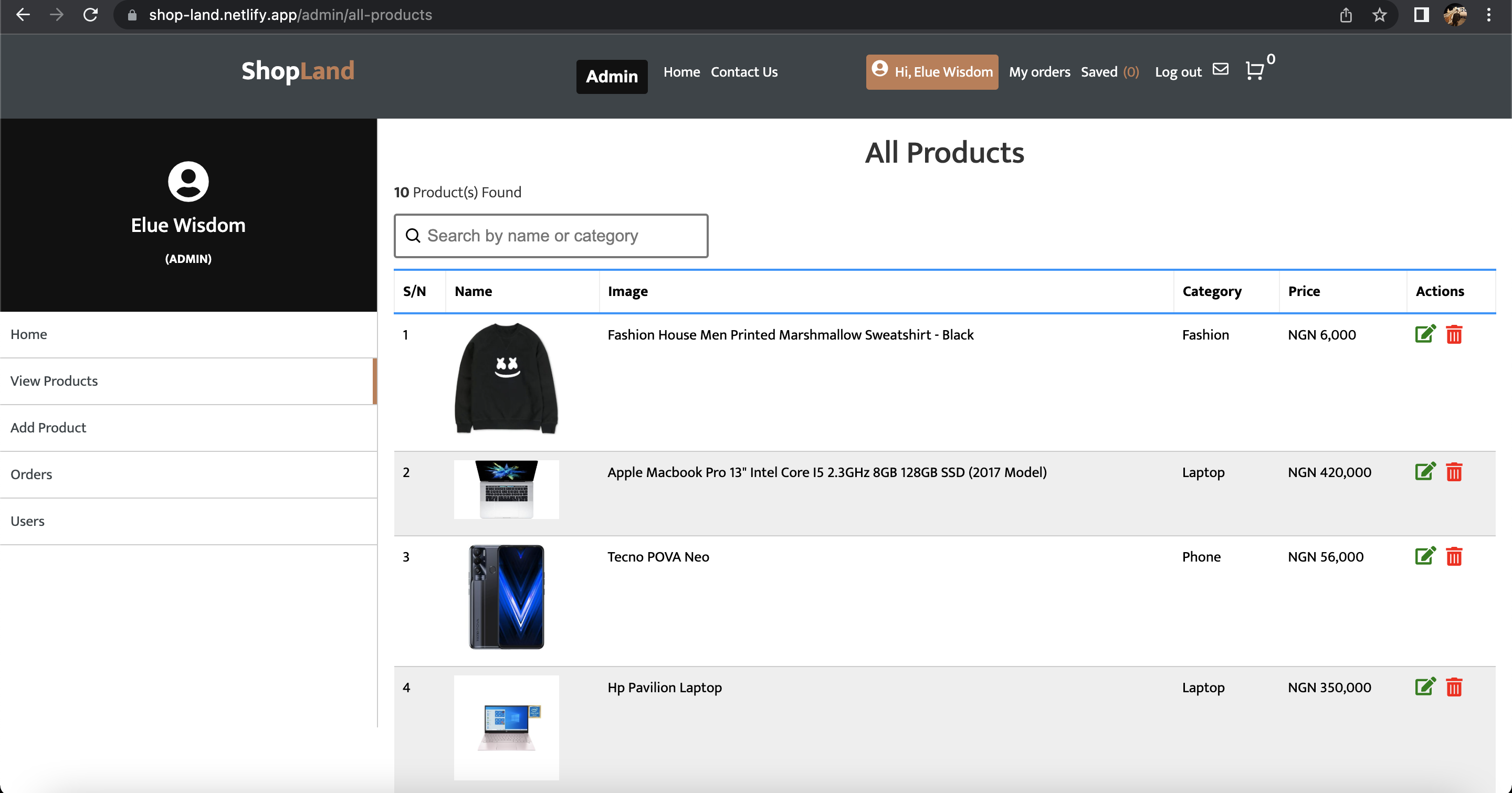 GitHub - Elue-dev/ShopLand