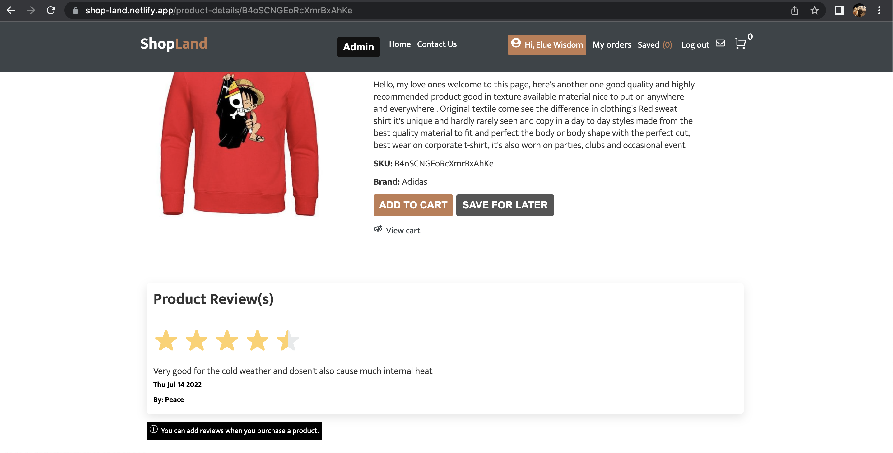 GitHub - Elue-dev/ShopLand