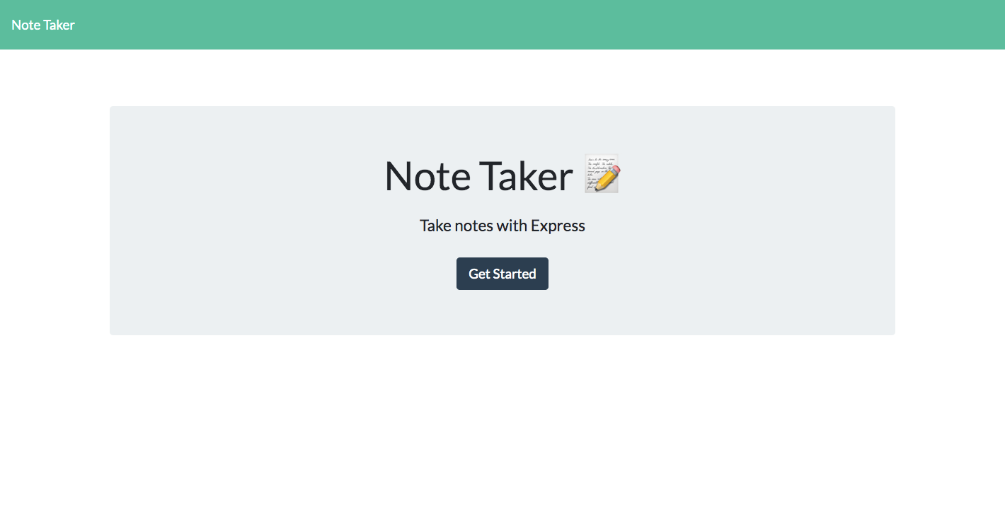 GitHub - spant179/Note-Taker