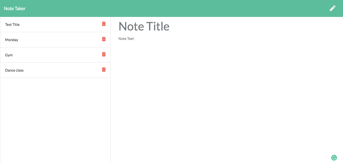 GitHub - spant179/Note-Taker