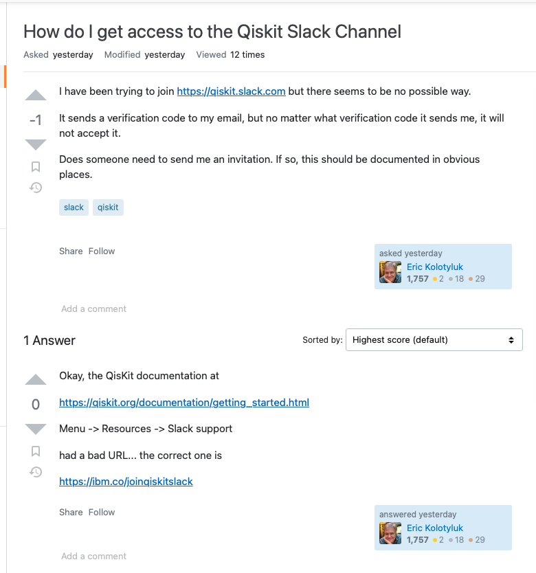 Bug: SlackSupport link in the documentation isn't an invite · Issue #2863 · Qiskit/qiskit.org ...