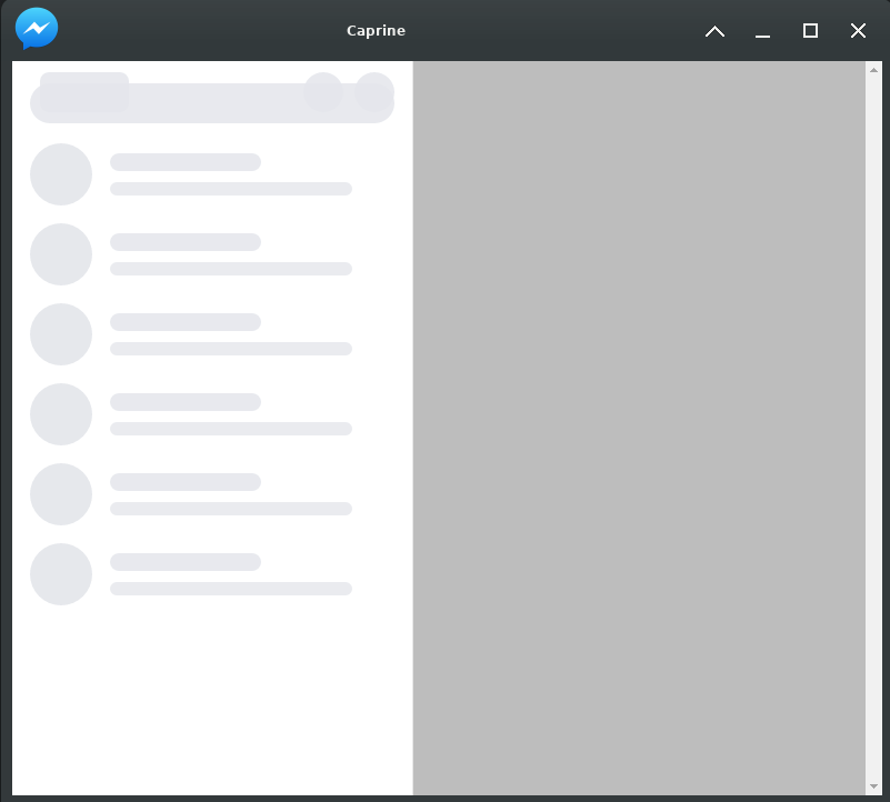 white window · Issue #1803 · sindresorhus/caprine · GitHub