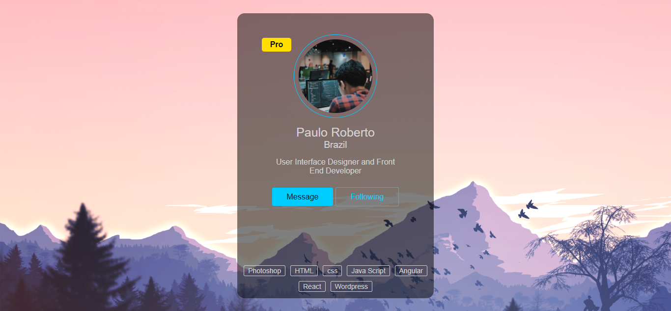 GitHub - Paulodiastst/Profile-Card