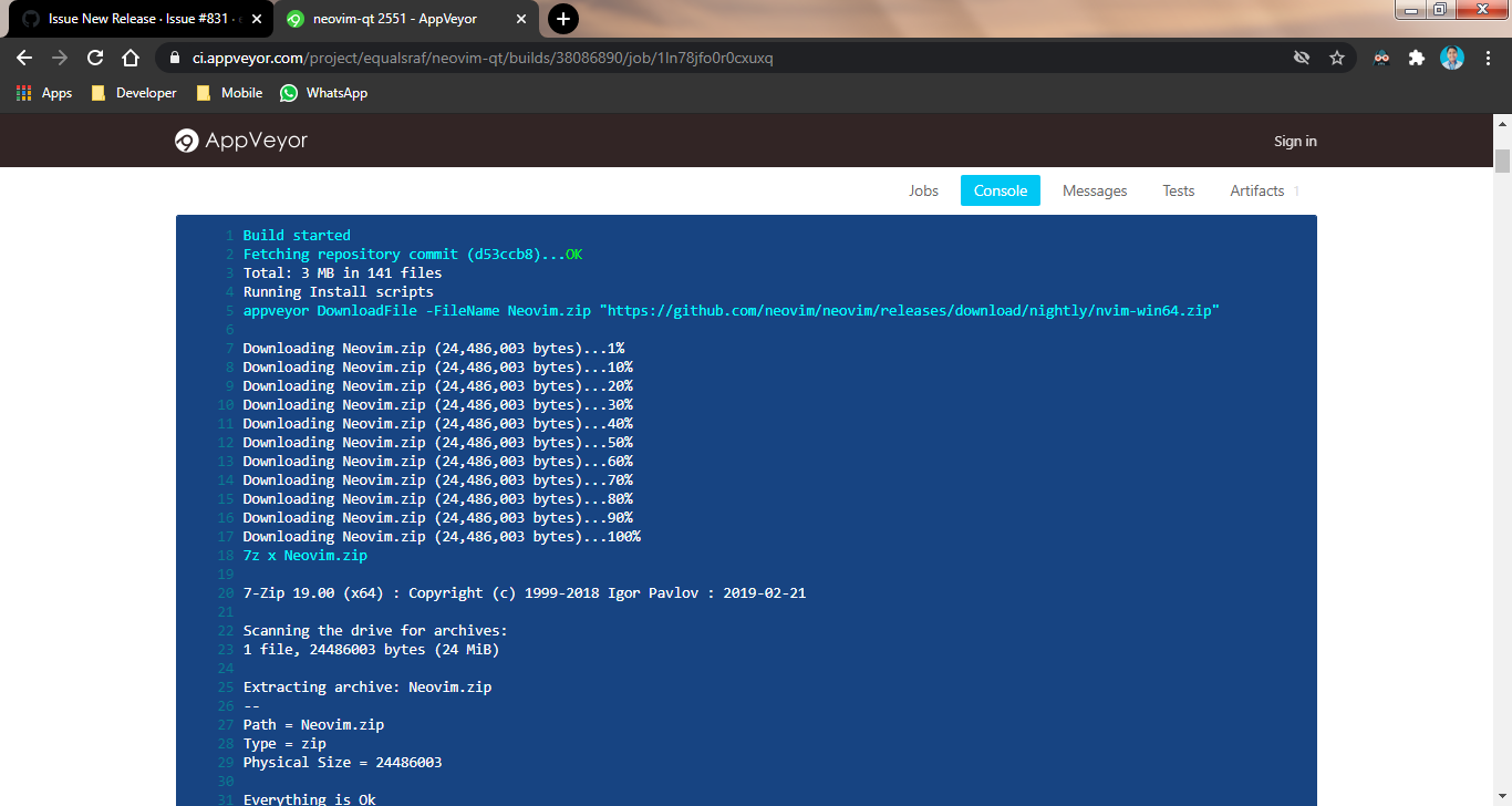 Issue New Release · Issue #831 · equalsraf/neovim-qt · GitHub