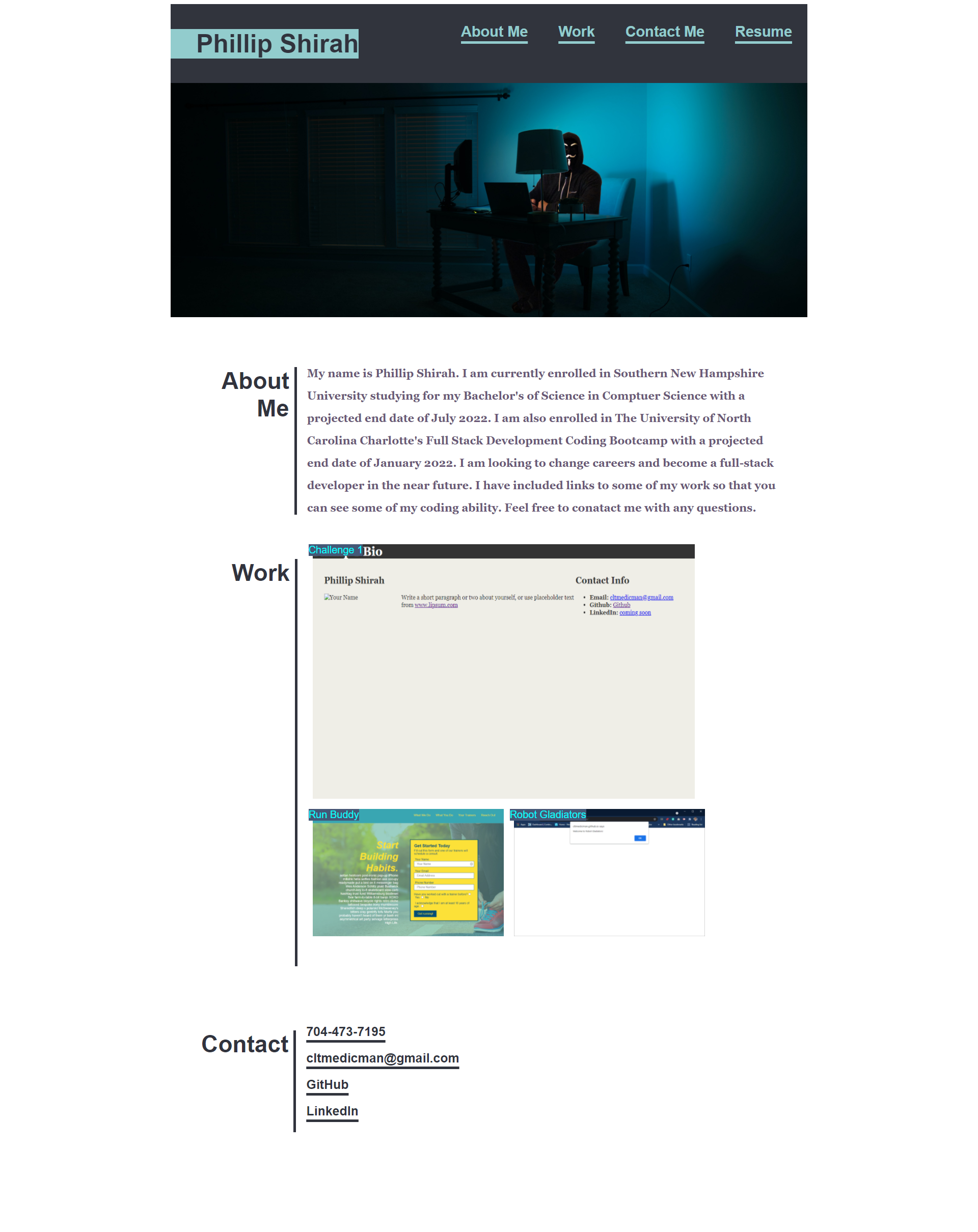 GitHub - cltmedicman/Portfolio