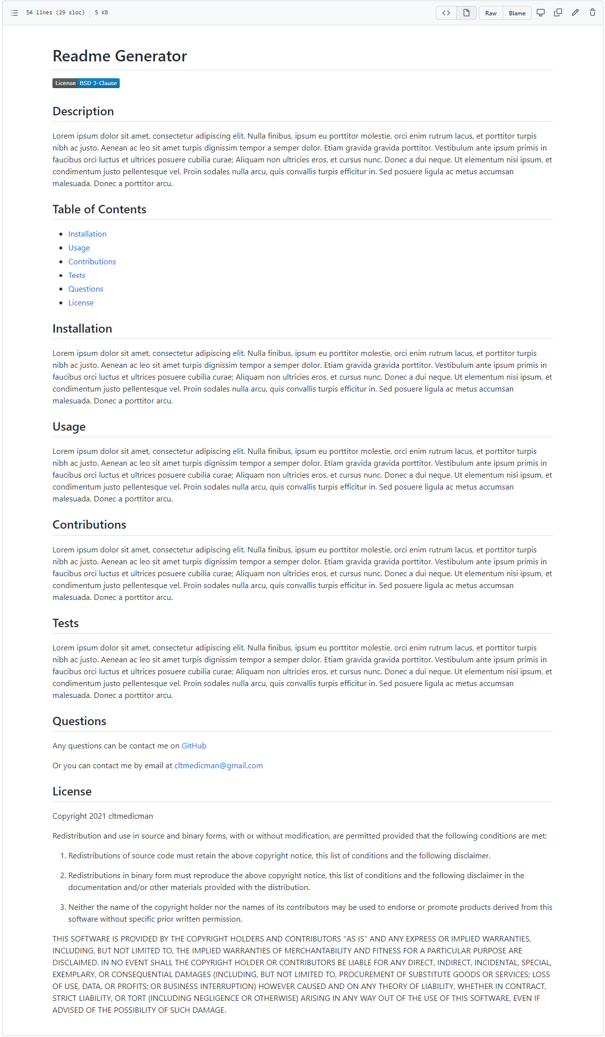 GitHub - cltmedicman/Professional-README-Generator