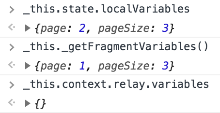 RefetchContainer refetchVariables do not get updated · Issue #2506 · facebook/relay · GitHub