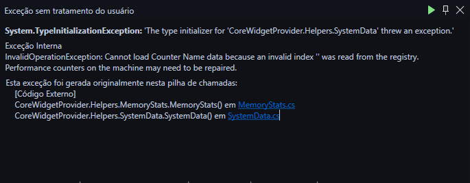 Unhandled Exception getting GPU Stats · Issue #1117 · microsoft/devhome · GitHub
