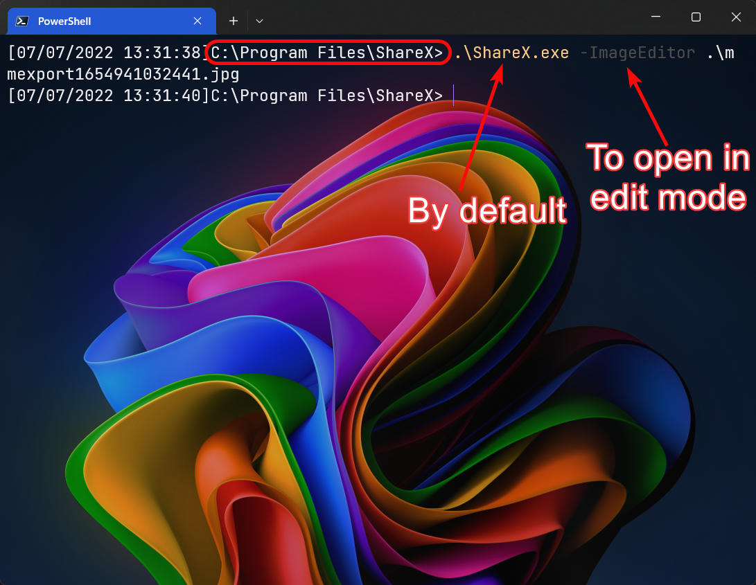 Image in Windows Photo Viewer -> Open -> ShareX · Issue #6277 · ShareX/ShareX · GitHub