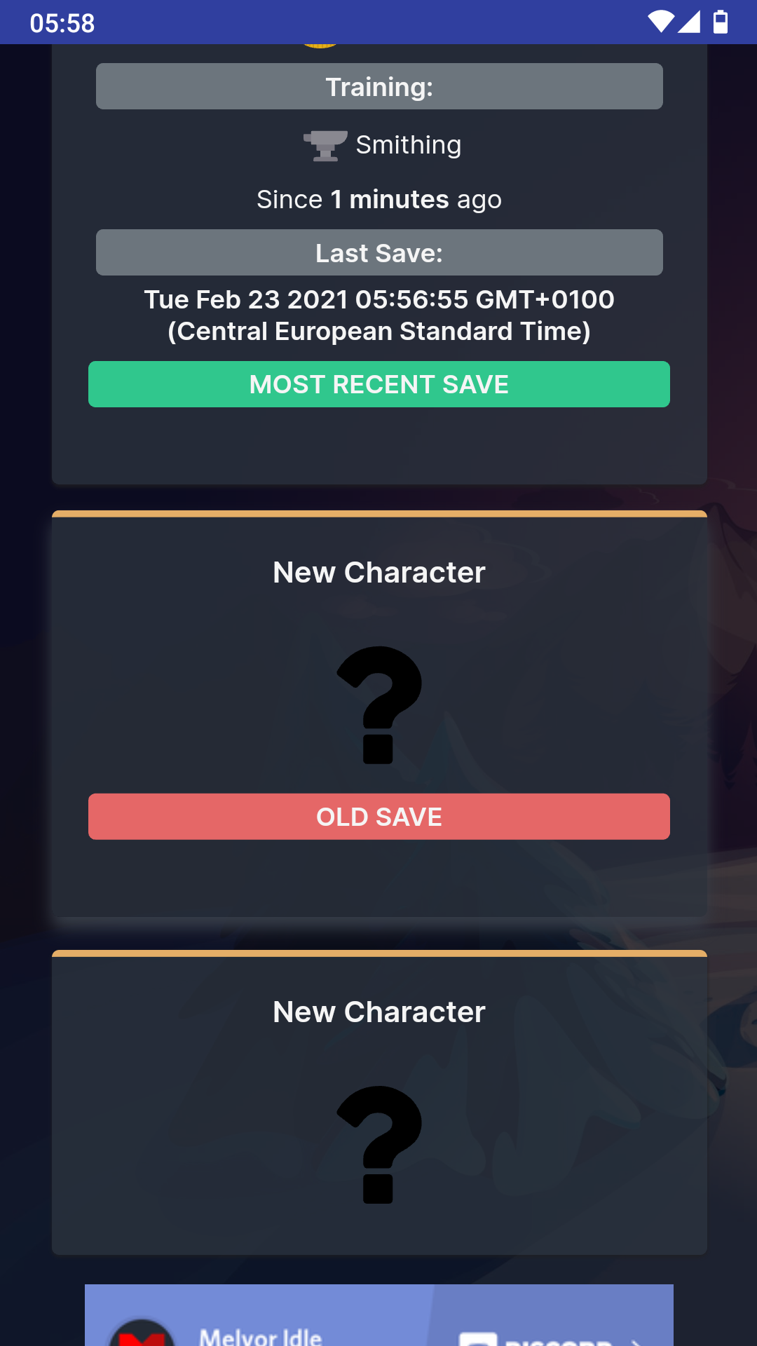 Missing save file · Issue #708 · MelvorIdle/melvoridle.github.io · GitHub
