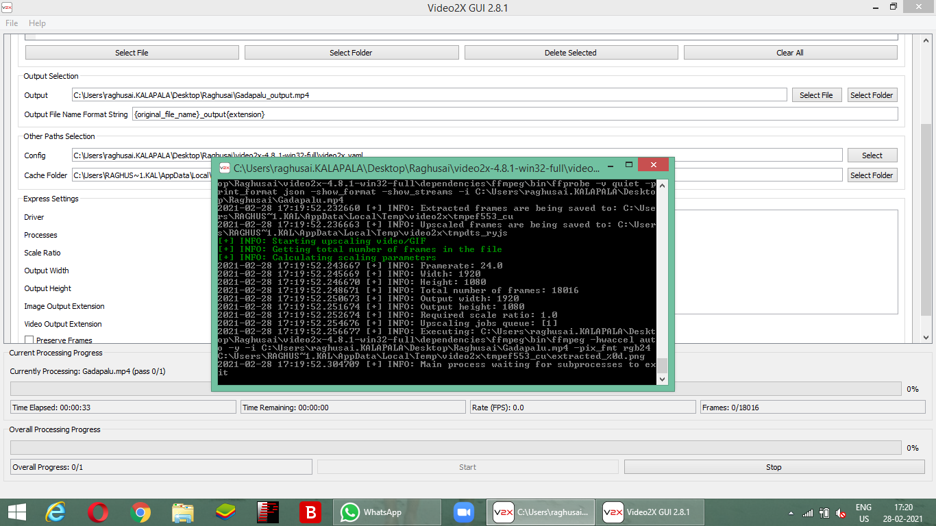 Not Working · Issue #475 · k4yt3x/video2x · GitHub