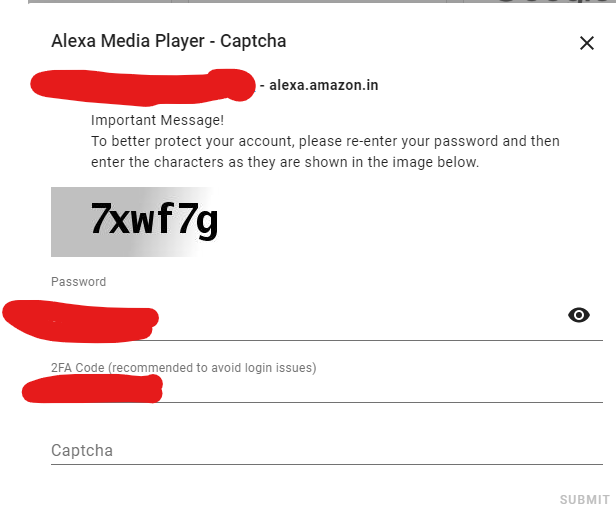 Unable to pass captcha: 3.4.4 · Issue #1075 · alandtse/alexa_media_player · GitHub