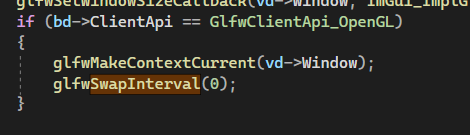 OpenGL/GLFW - Large performance decrease when bringing ImGui windows ...