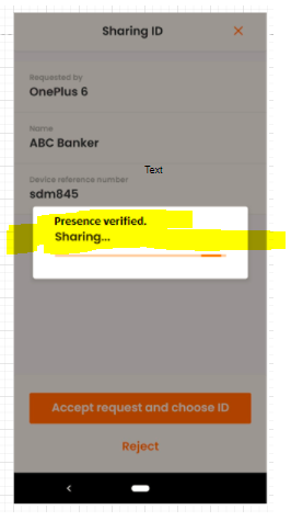 A successful face match is not displaying the message in sharing device. · Issue #302 · mosip ...