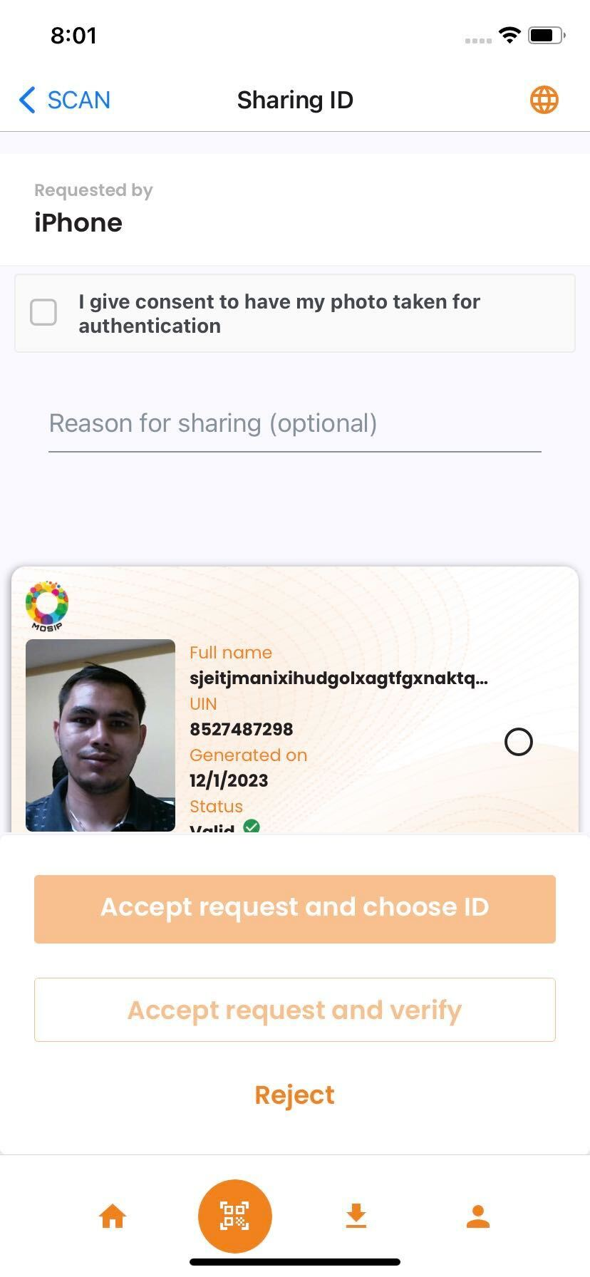 The consent was automatically selected in the second attempt of sharing · Issue #325 · mosip ...