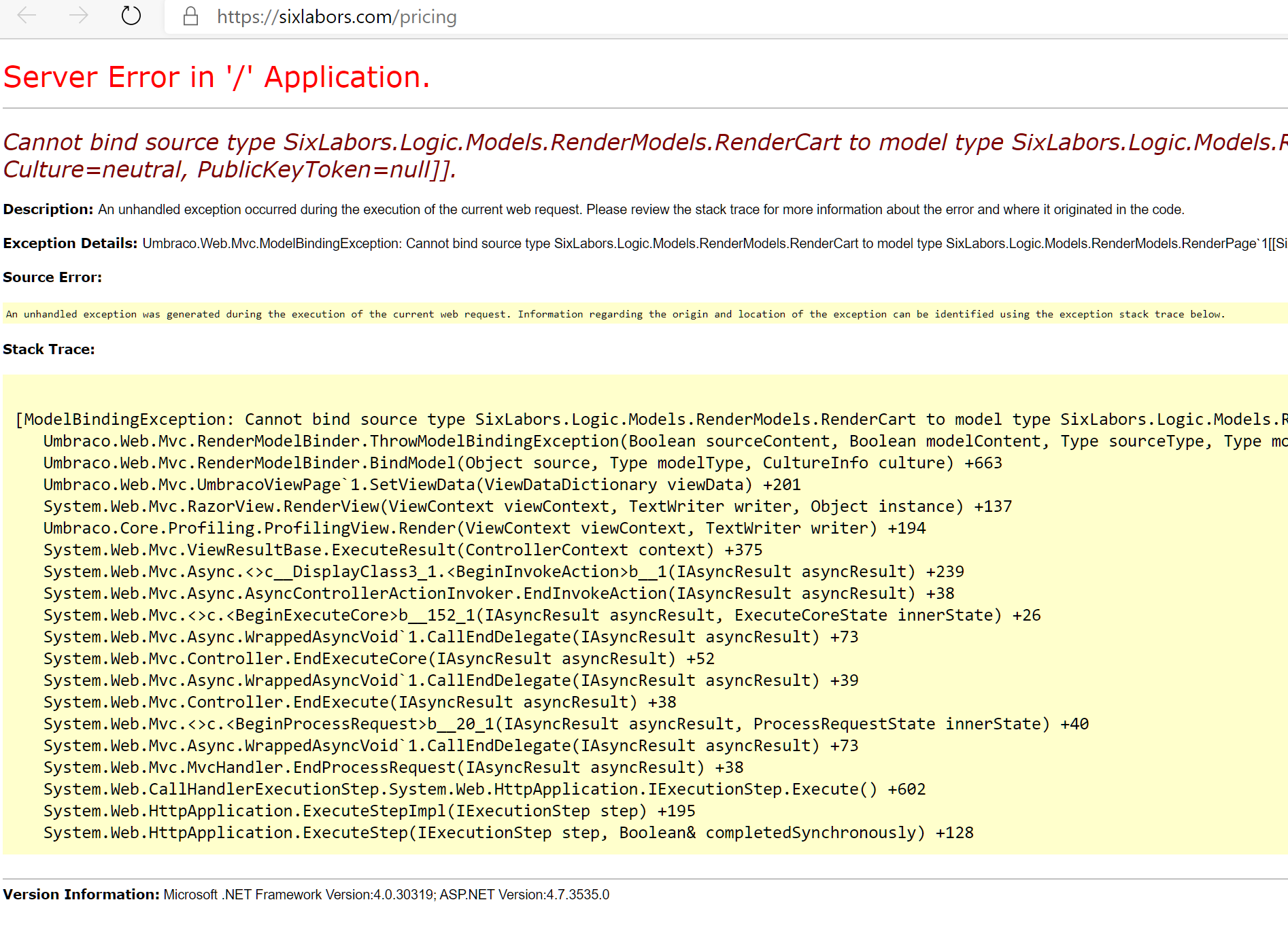 The pricing page is broken · Issue #1246 · SixLabors/ImageSharp · GitHub