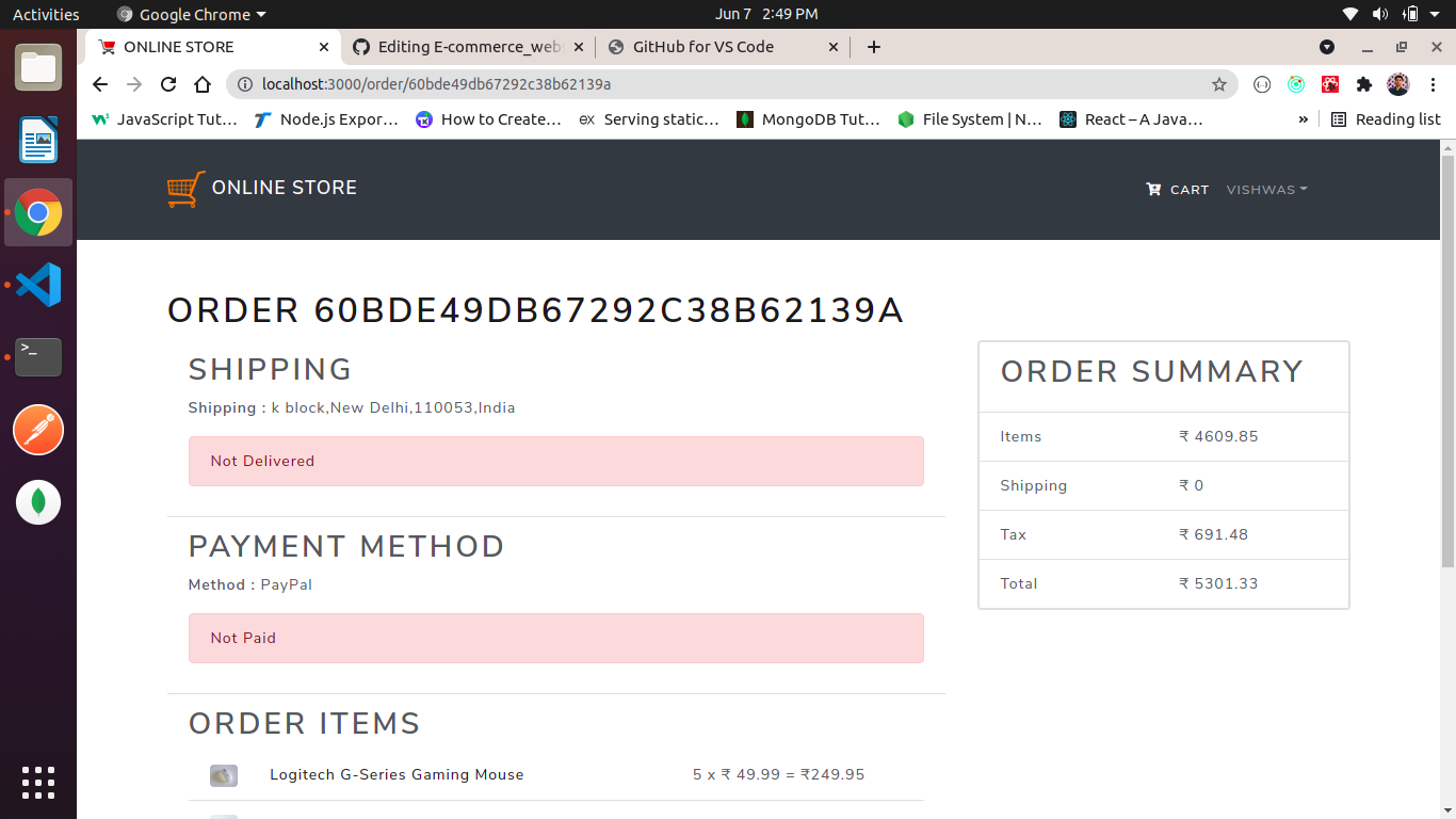 GitHub - isVishwas/E-commerce_website_using_MERN: This is e-commerce website built on ReactJs ...