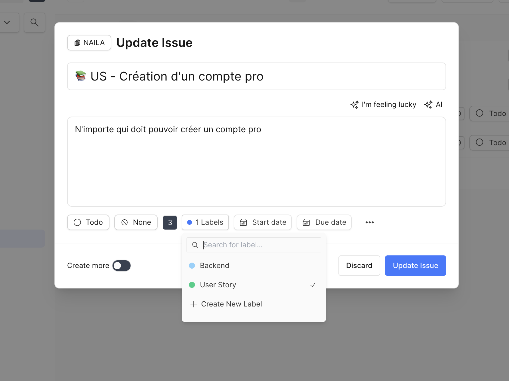 [feature]: edit/add/delete label in issue edit mode · Issue #2796 · makeplane/plane · GitHub