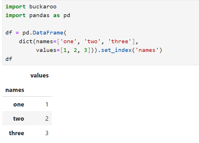 Text row labels appear blank · Issue #44 · paddymul/buckaroo · GitHub