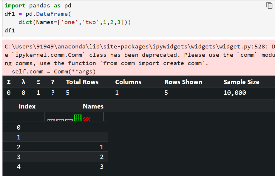 Combination of Integers and strings · Issue #77 · paddymul/buckaroo · GitHub
