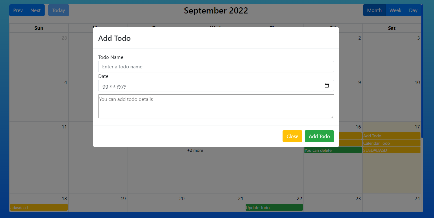 GitHub - tekmez/CalendarTodo